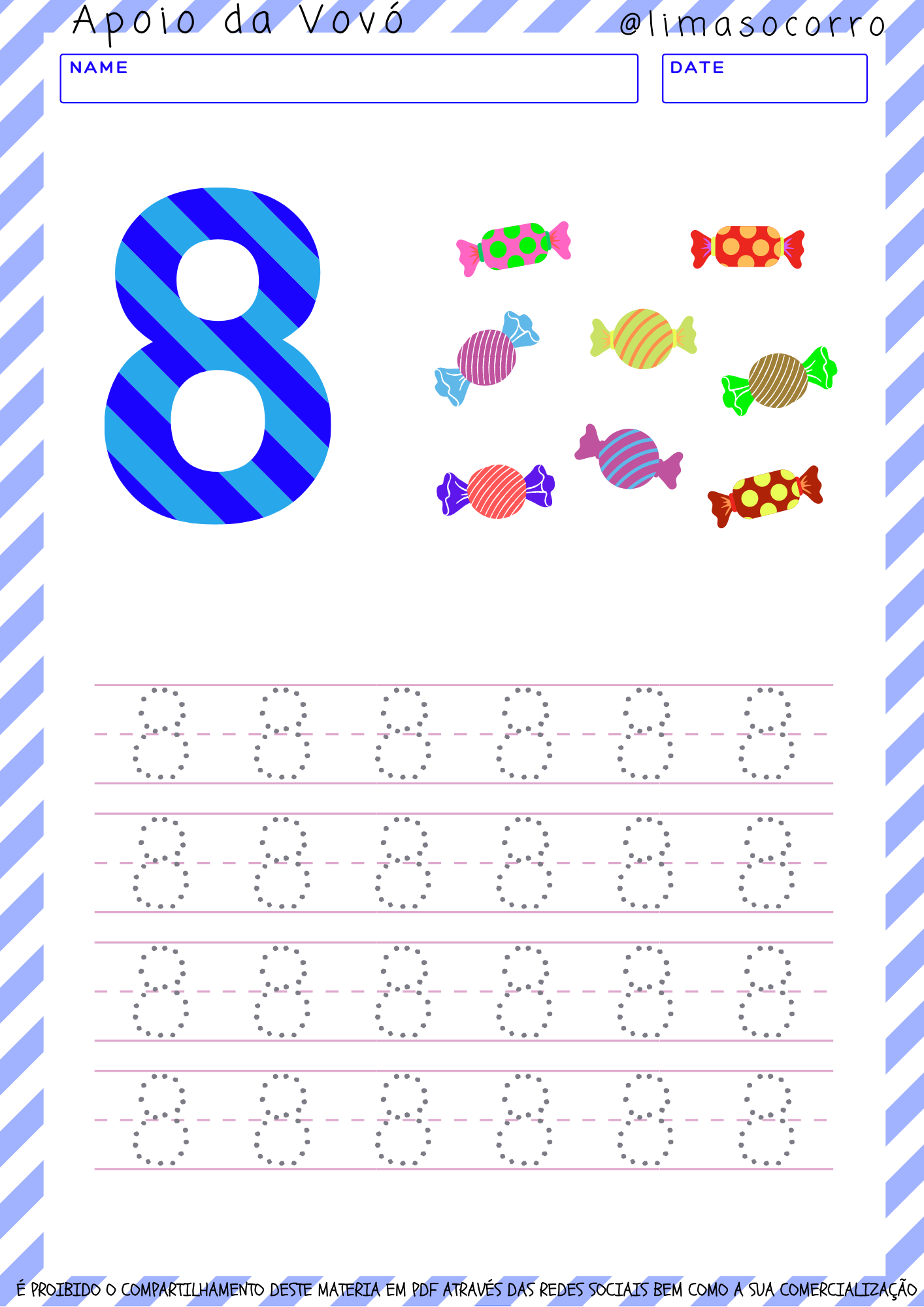 Caligrafia dos numerais